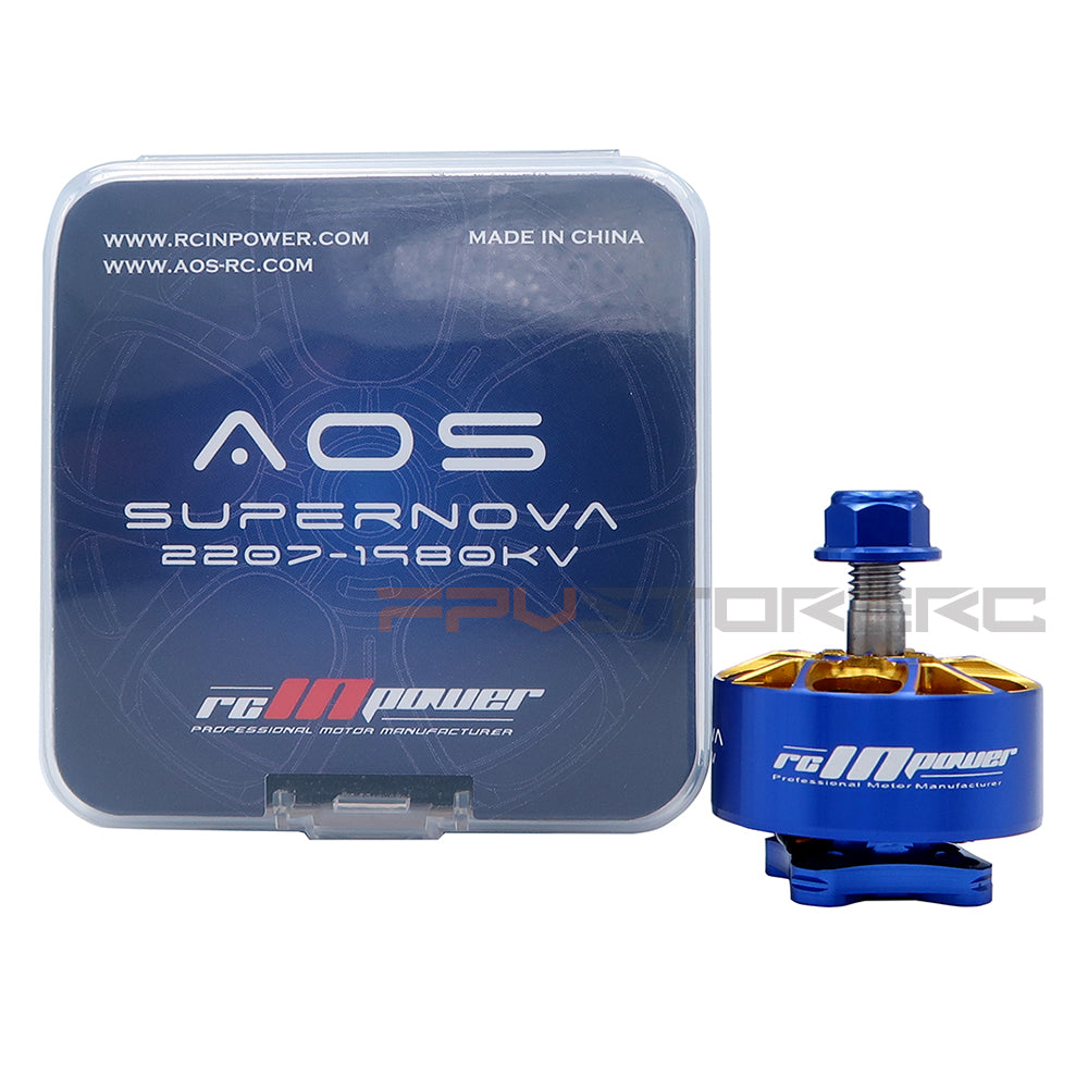 RCINPOWER AOS SUPERNOVA 2207 1980KV BRUSHLESS FPV DRONE MOTOR – FPVSTORERC